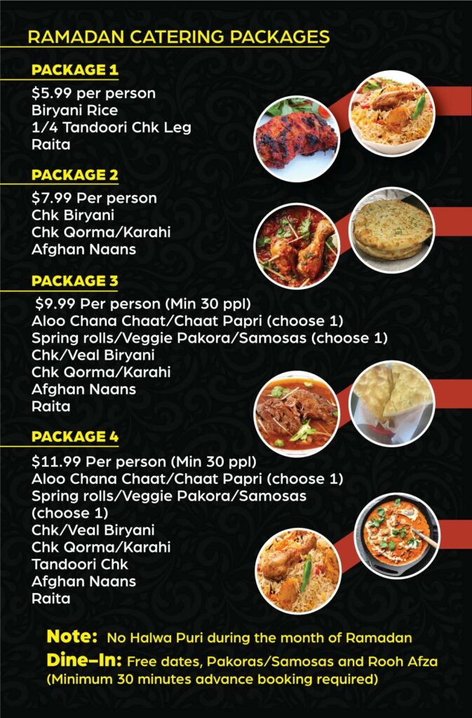 Promos – Best Pakistani & Indian Cuisine – 100% Halal